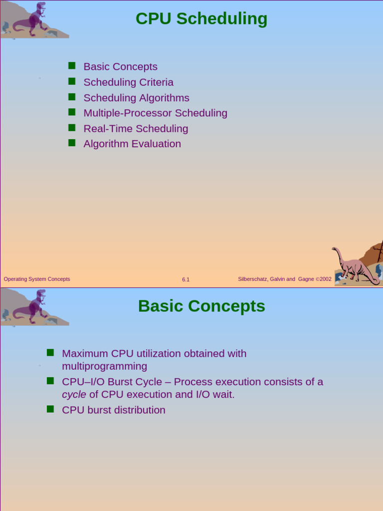 CPU Scheduling 07-08-2024 | PDF | Scheduling (Computing) | Operating System
