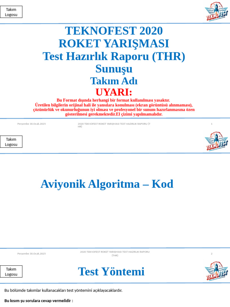 Şimşek Roket Takımı (THR) | PDF