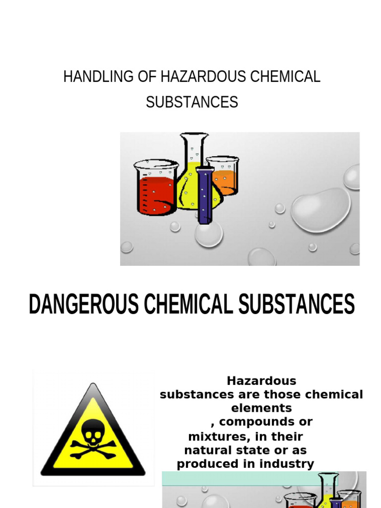 Management of Hazardous Chemical Substances | PDF | Hazards | Materials