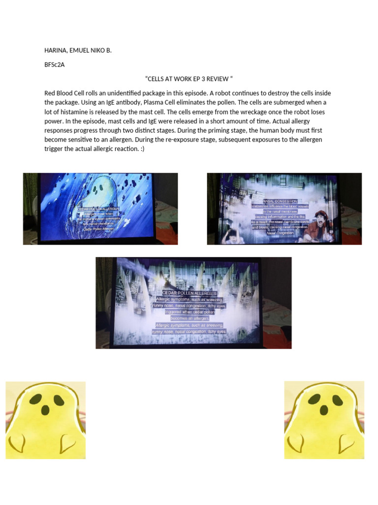 Cells at Work!! Ep 5 Review ?? | PDF