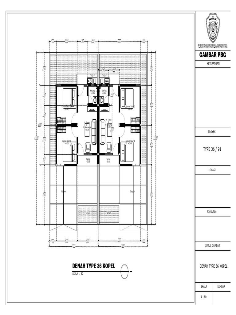 Denah 36 Kopel | PDF