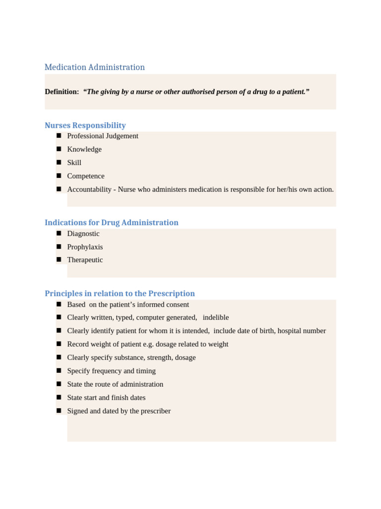 Medication Administration | PDF | Intravenous Therapy | Injection (Medicine)