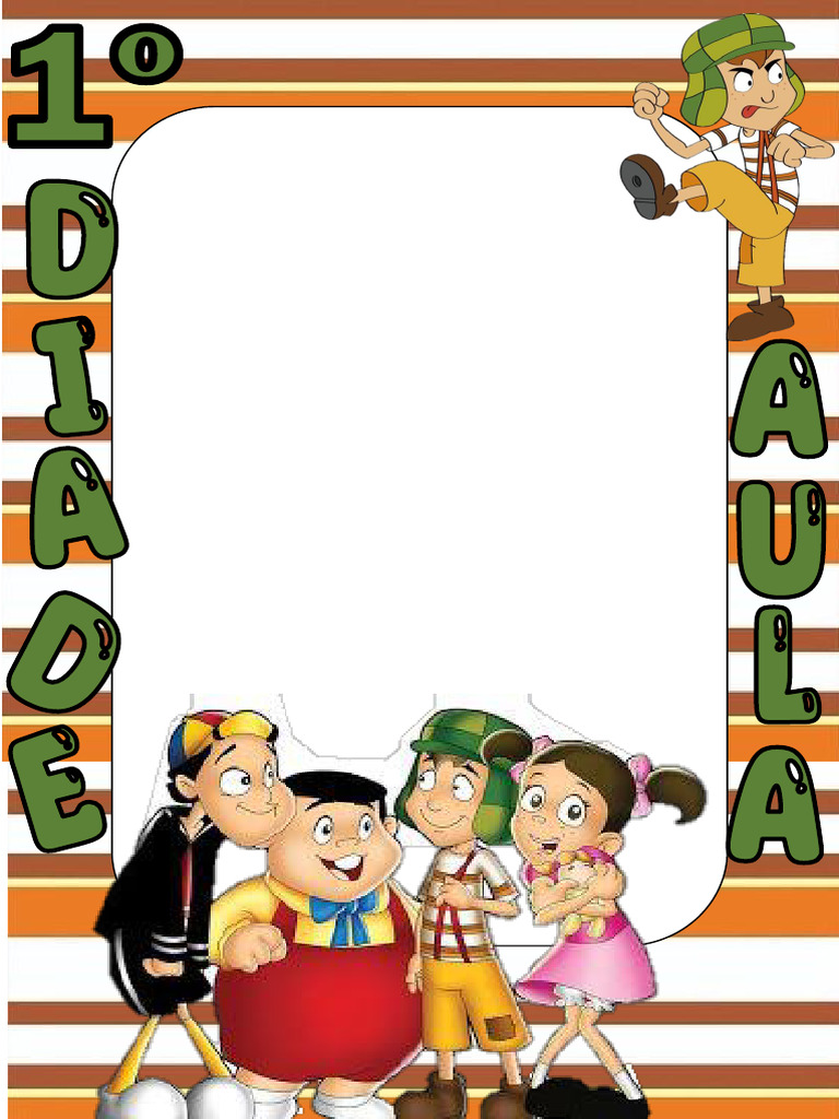 MOLDURAS TURMA DO CHAVES - PDF Versão 1 | PDF