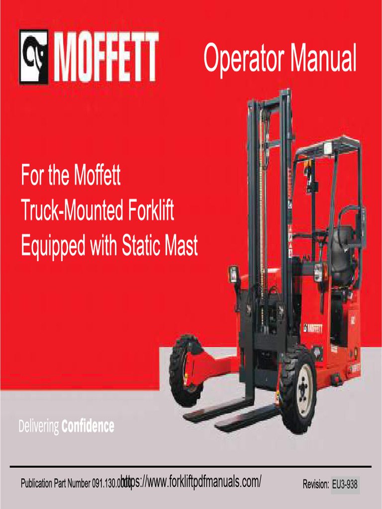 Moffett Forklift Operator Manual | PDF | Forklift | Seat Belt