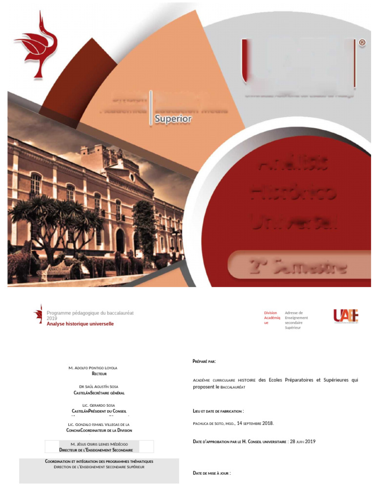 Analyse Historique Universelle | PDF | Mathématiques | Pédagogie