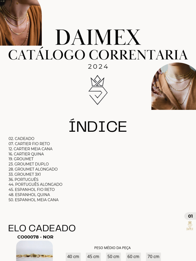 Catálogo Correntaria Daimex - 2024 | PDF