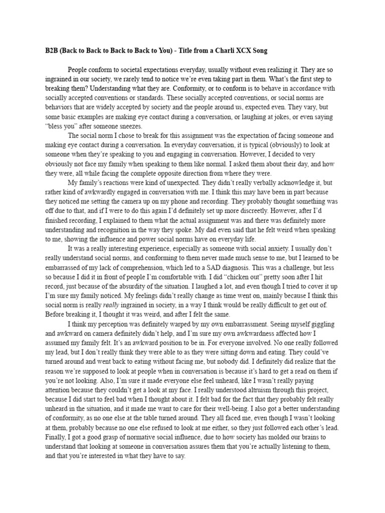 B2B (Back To Back To Back To Back To You) - Title From A Charli XCX ...