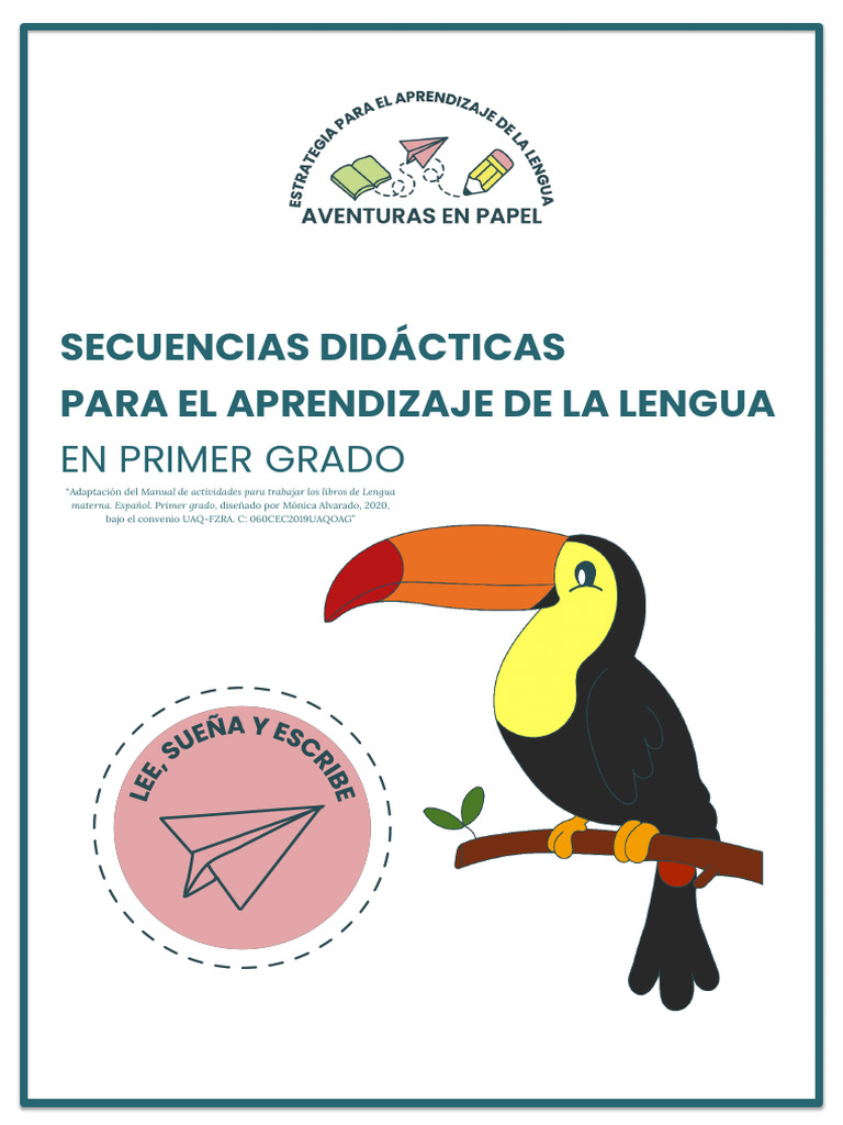 Secuencia 1° Grado B3 | PDF | Escritura | Lengua española