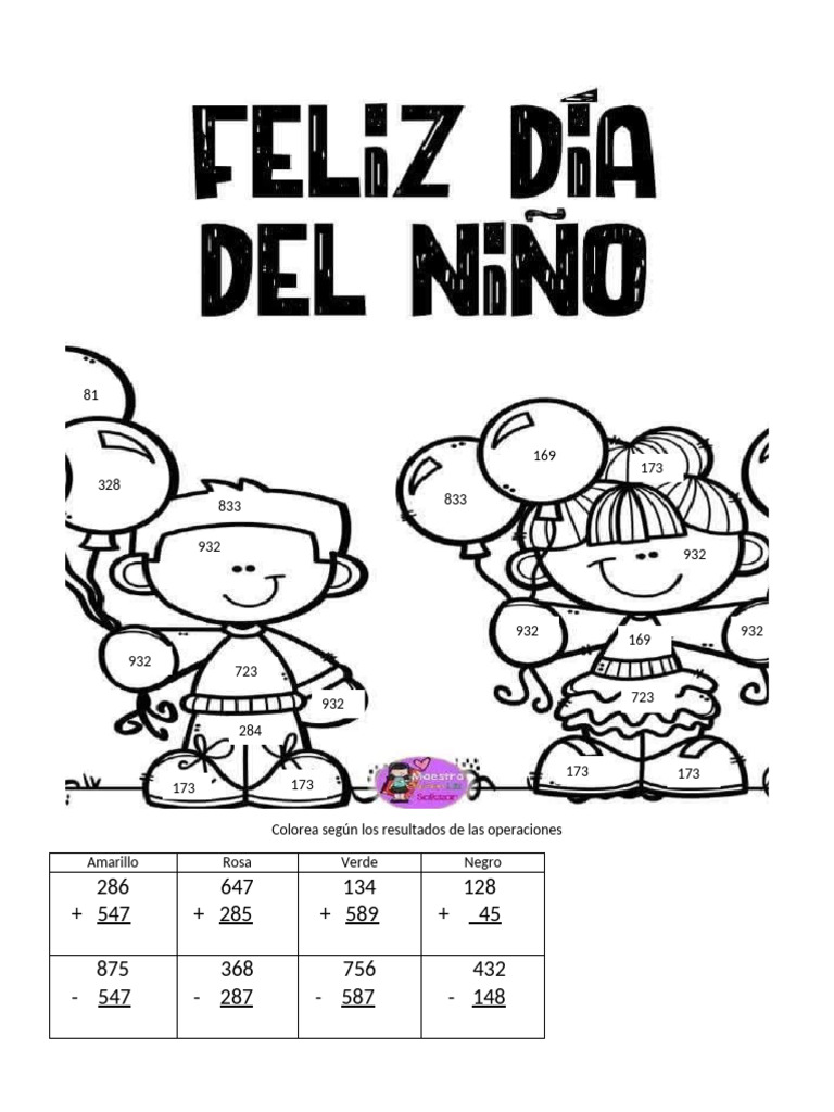 Actividades Del Dia Del Niño 2 | PDF