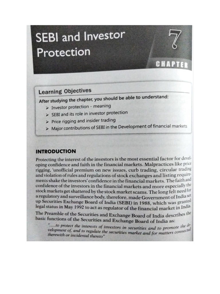 SEBI | PDF