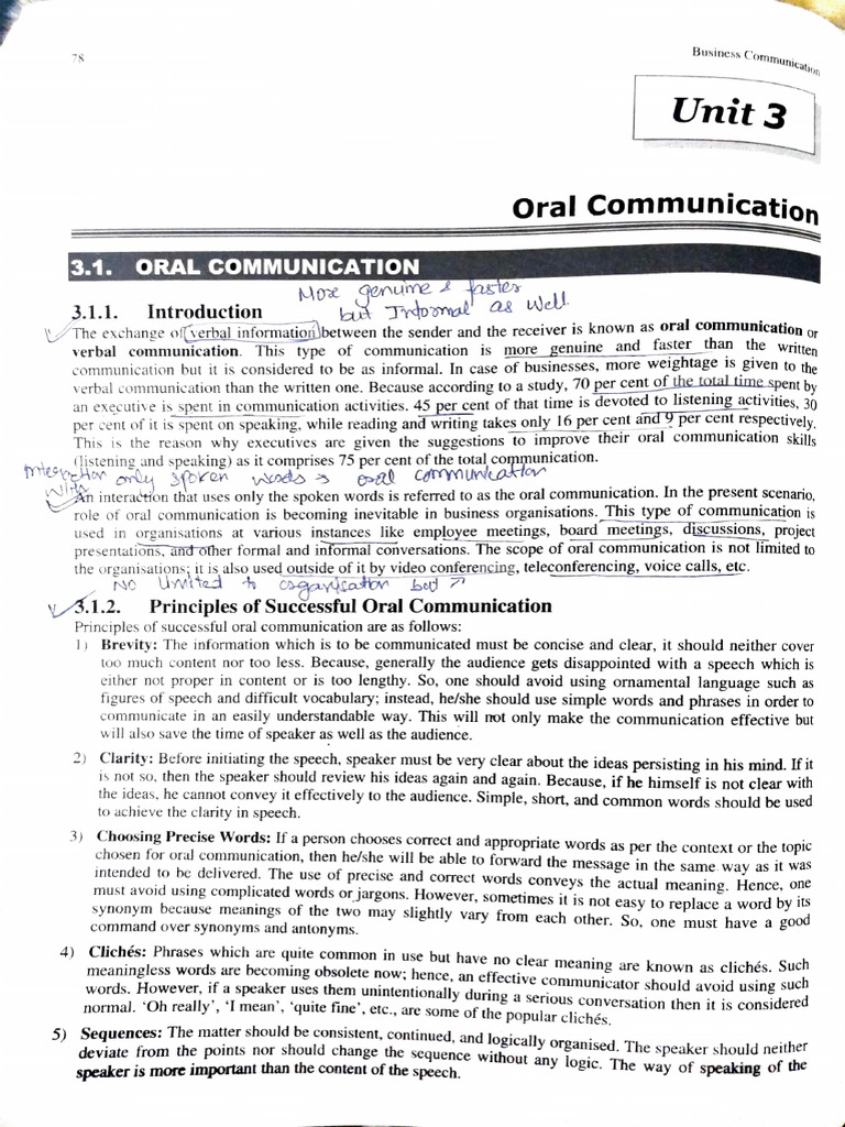 Oral Communication Unit 3 | PDF | Communication | Performance Appraisal