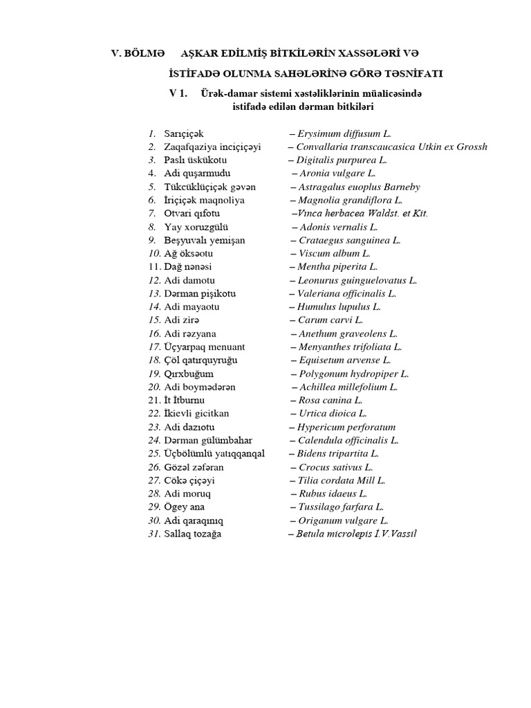 V Bolm Askar Edilmis Bitkilrin Xassl | PDF