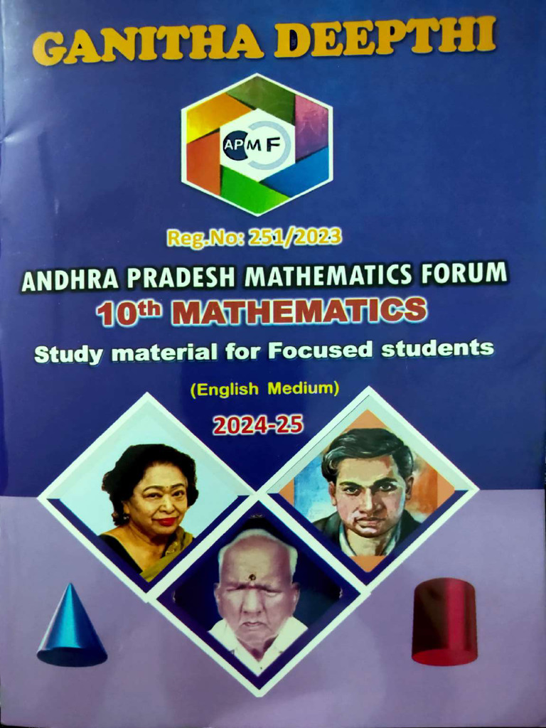 X Class Ganitha Deepthi Maths 2024 | PDF