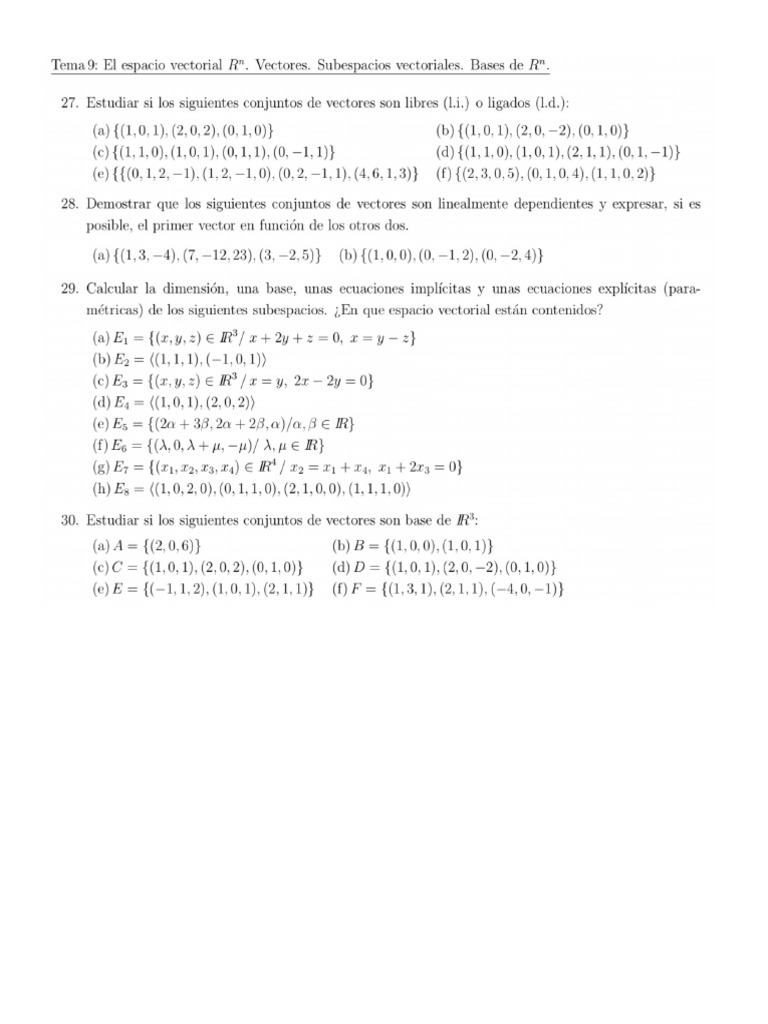 Ejercicios Tema 9 | PDF