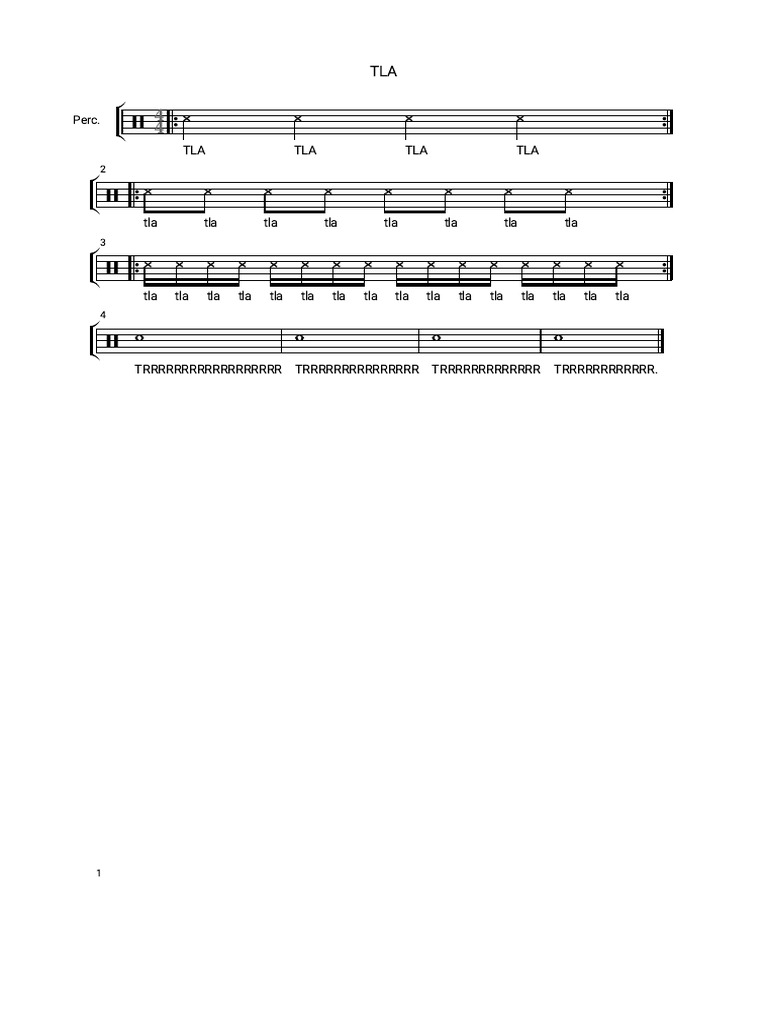 TLA TLA TLA TLA: Perc | PDF