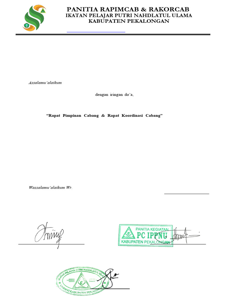 003 Surat Pem & Delgasi | PDF