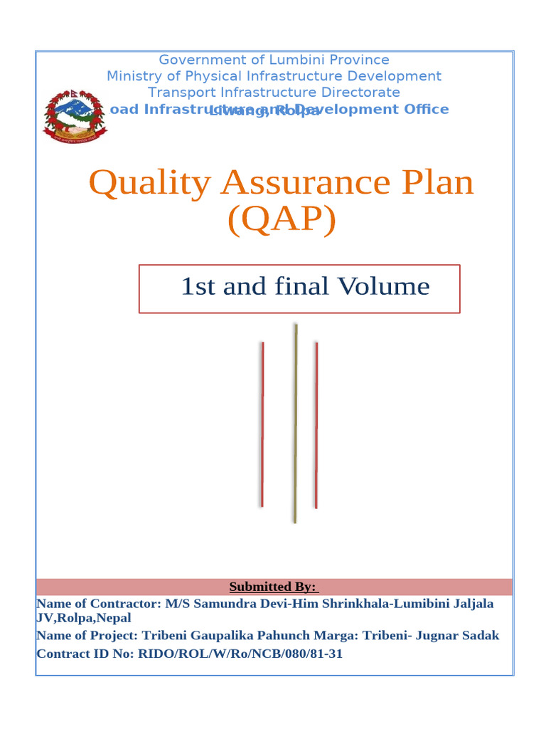 QAP-Test Frequency-Final RIDO Forgiving | PDF | Concrete | Civil ...