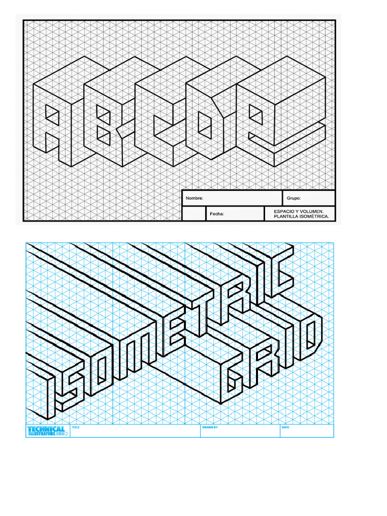 Ejemplos Isométrica | PDF