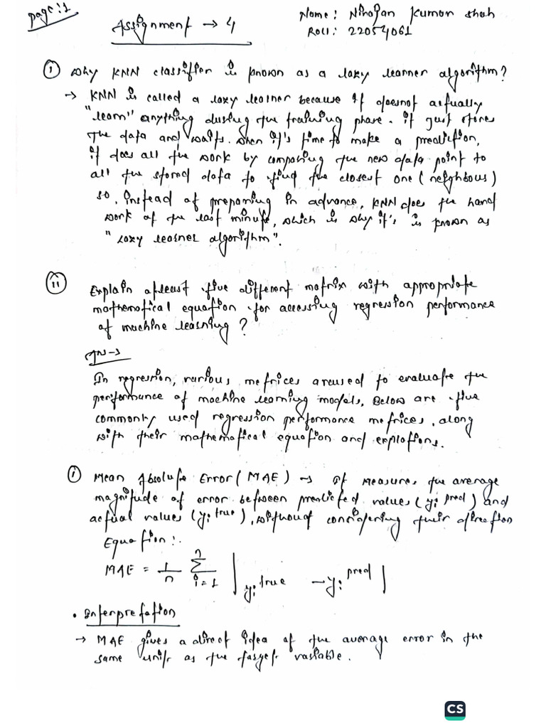 ML ASSIGNMENT 4 | PDF
