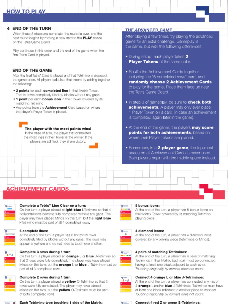 Tetris 5 Scoring Strategies | PDF
