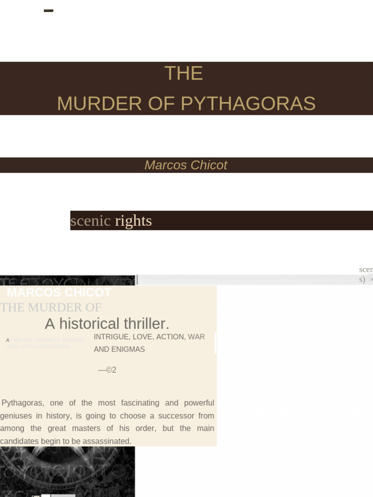 Pythagoras' Murder: A Historical Thriller | PDF | Pythagoras