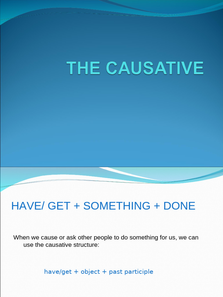The Causative | PDF