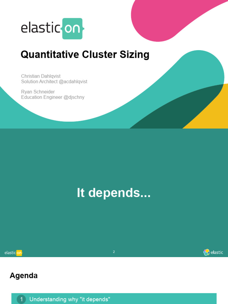 Elasticsearch Sizing Guide | PDF | Computer Cluster | Information Technology