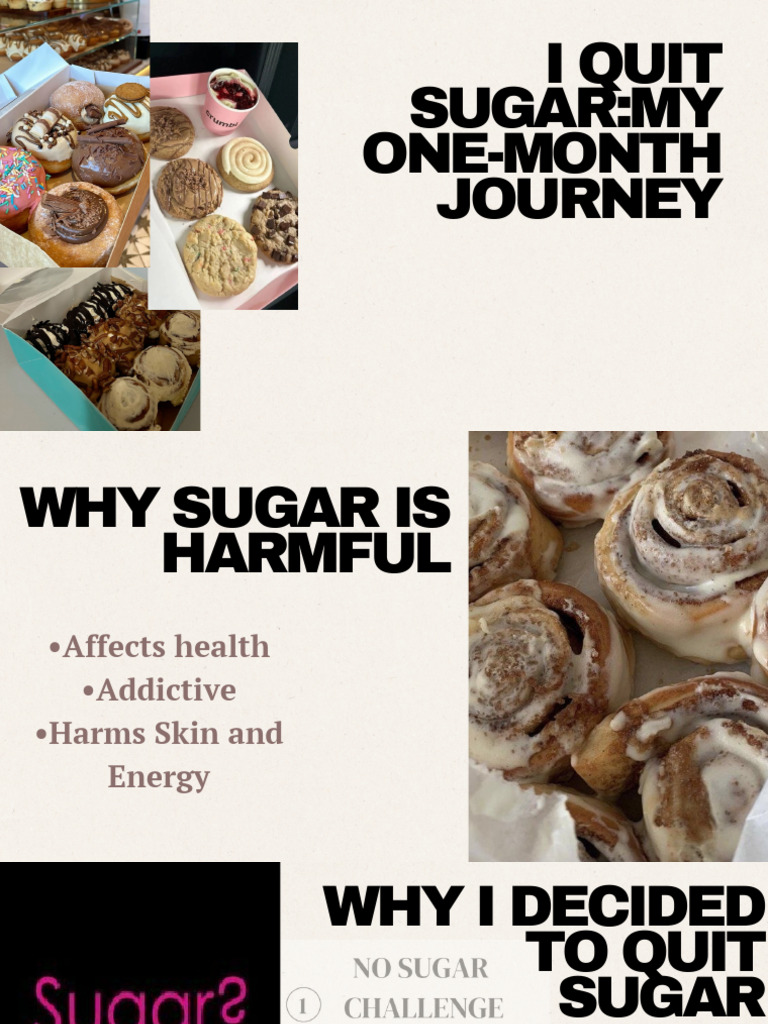 My One-Month Sugar Detox Journey | PDF