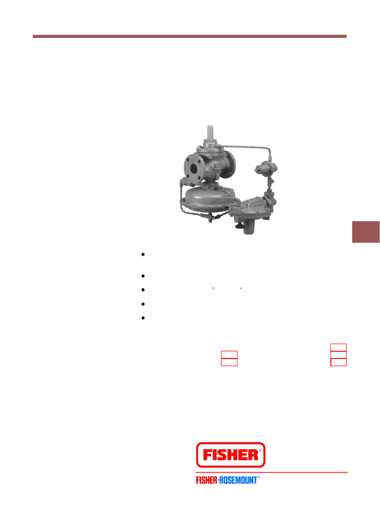 Fisher - 1190 Regulator | PDF | Mechanical Engineering | Gas Technologies
