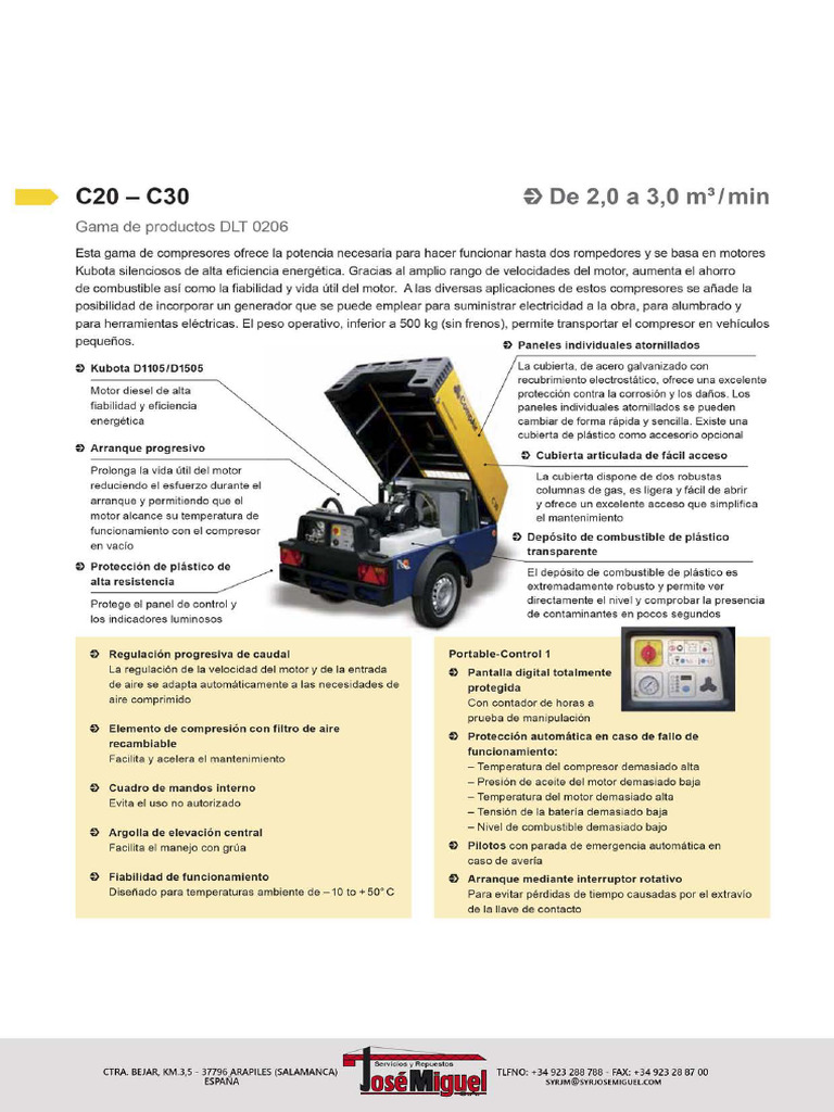 Compresor-Compair-Holman-C20 | PDF