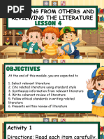 RRL Matrix Sample | PDF