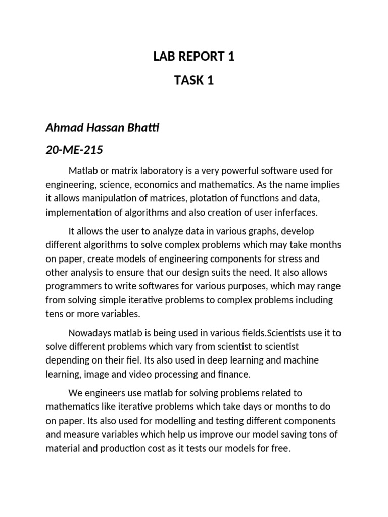 Lab Report 1 | PDF