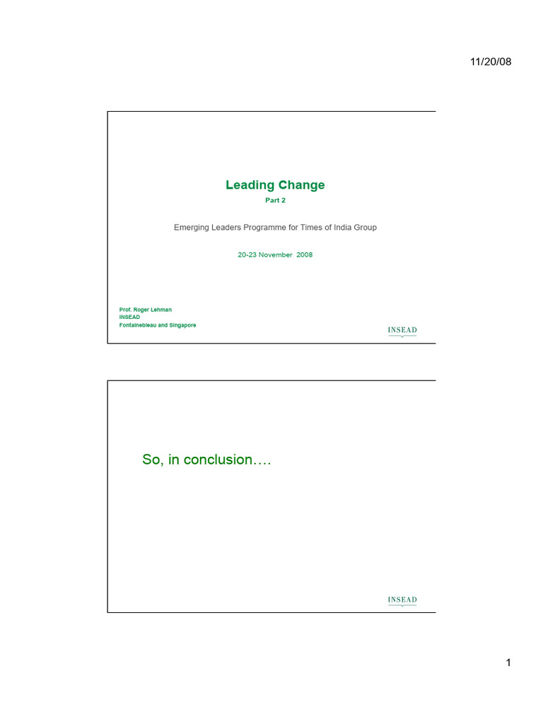 Emerging Leaders Change Strategies | PDF | Credibility | Social Psychology