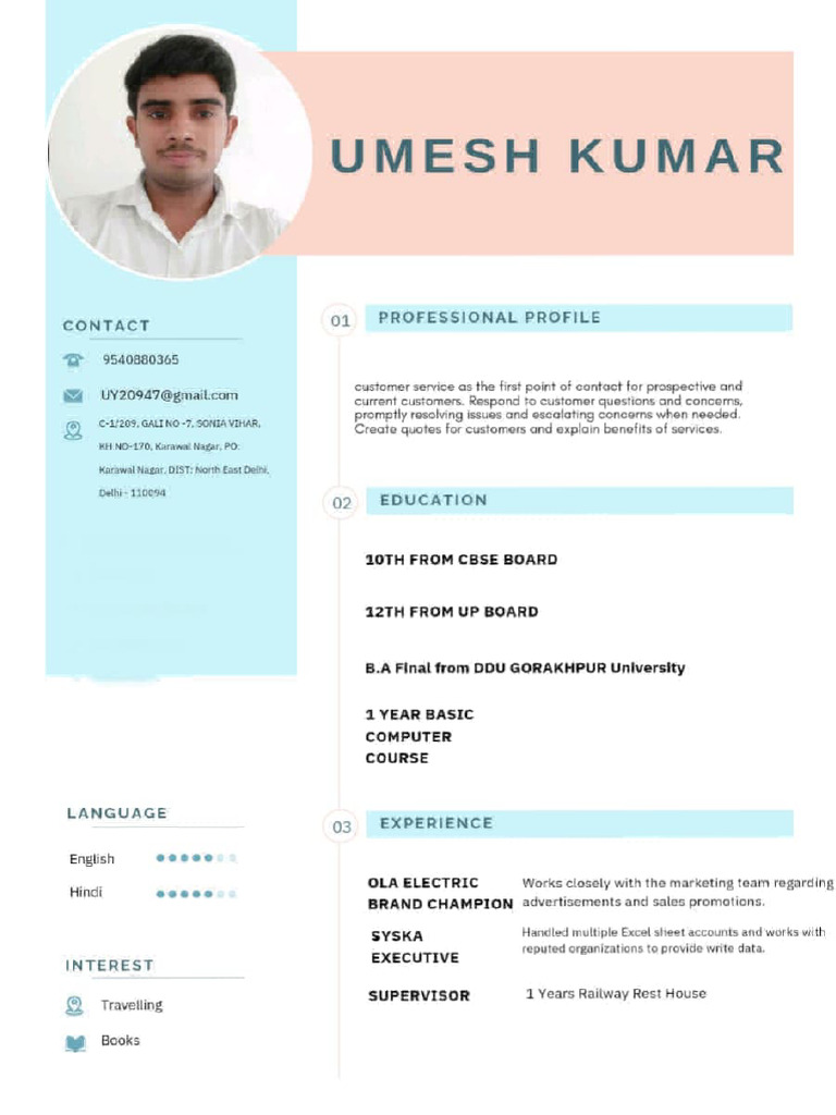 Umesh CV | PDF