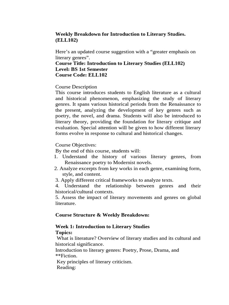 Correct Data For Course Breakdown | PDF | English Language | Linguistics