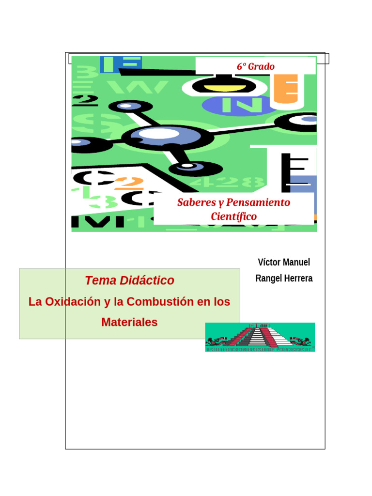 La Combustión y La Oxidación en Los Materiales | PDF | Redox | Combustión