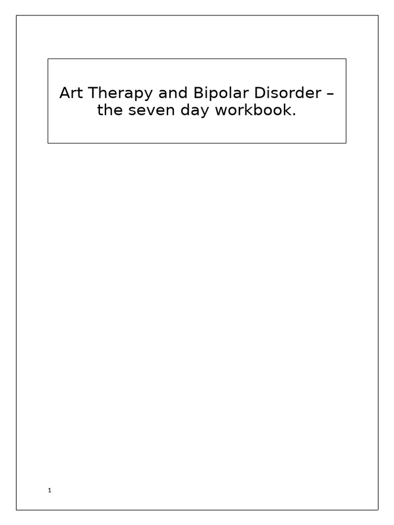 Art Therapy Workbook for Bipolar Disorder | PDF | Mania | Bipolar Disorder