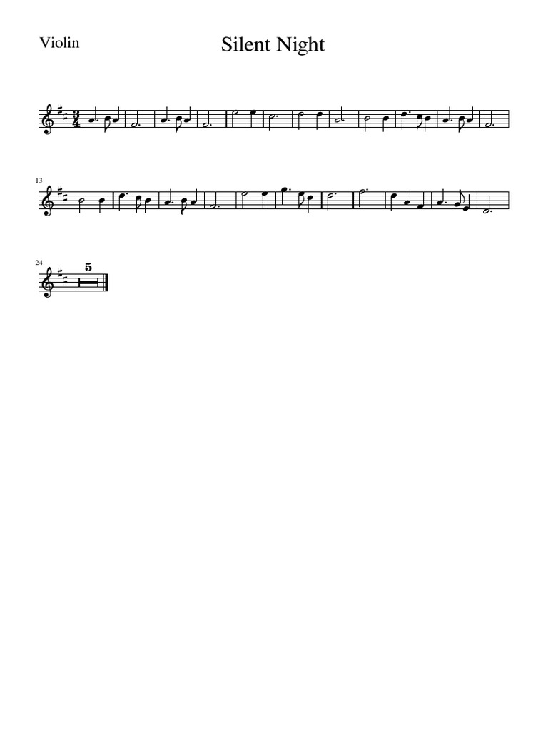 Silent Night (1) | PDF