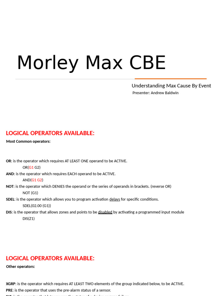 CBE Operator Command Overview | PDF