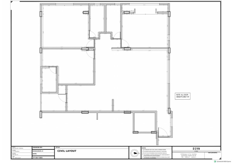 Civil Layout-1 | PDF