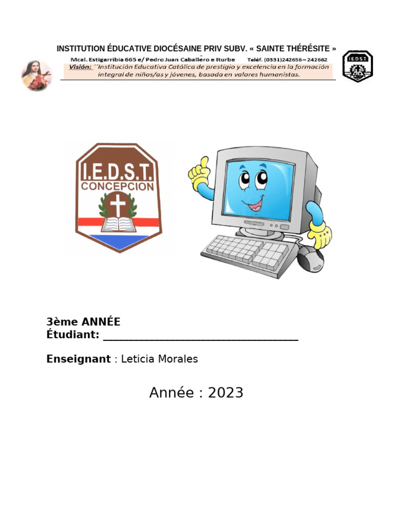 Manuel d'informatique pour 3ème année | PDF | Imprimante (Informatique ...