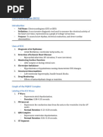 PQRST Complex: Heart ECG Fundamentals | PDF | Electrocardiography ...