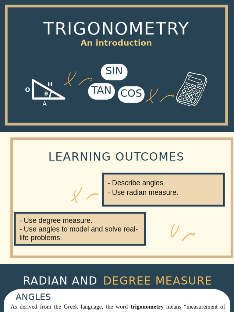 Introduction to Trigonometry Concepts | PDF | Angle | Trigonometry