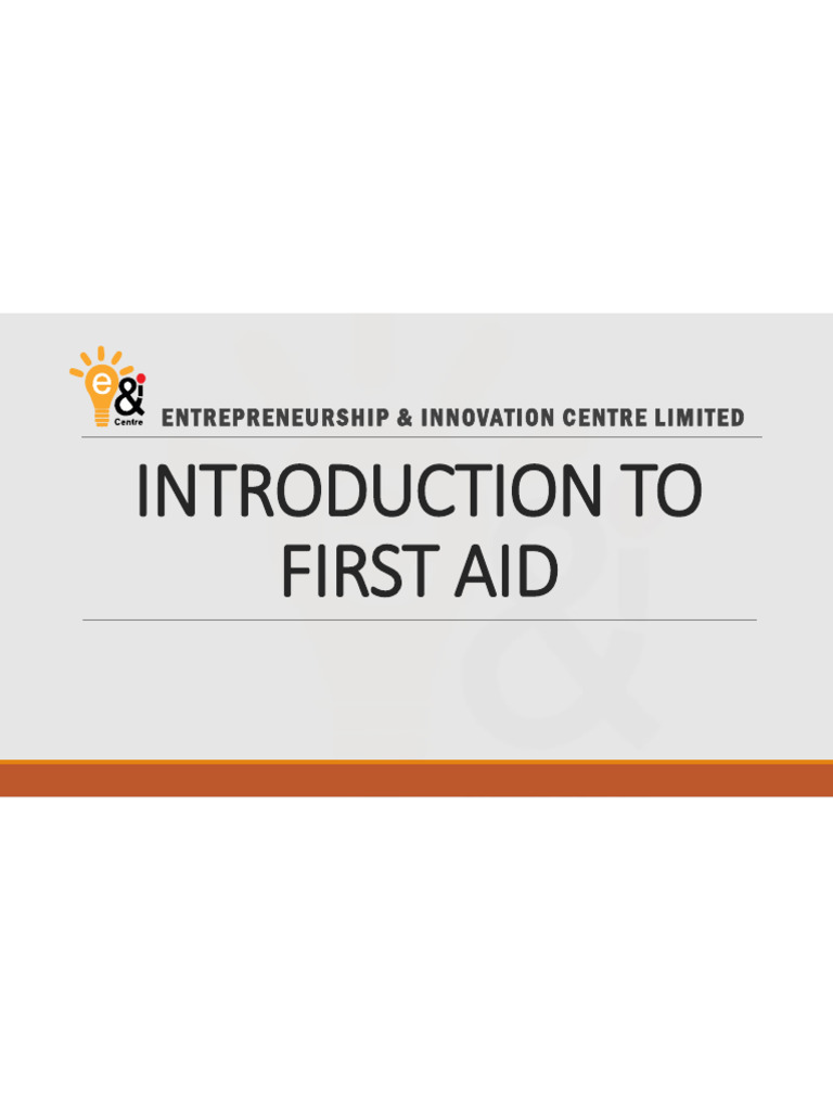 Basic First Aid - 092433 | PDF | First Aid | Cardiopulmonary Resuscitation