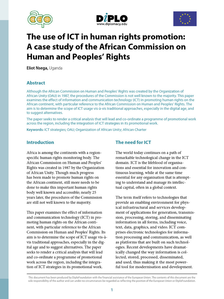 My field trips | PDF | Human Rights | Information And Communications ...