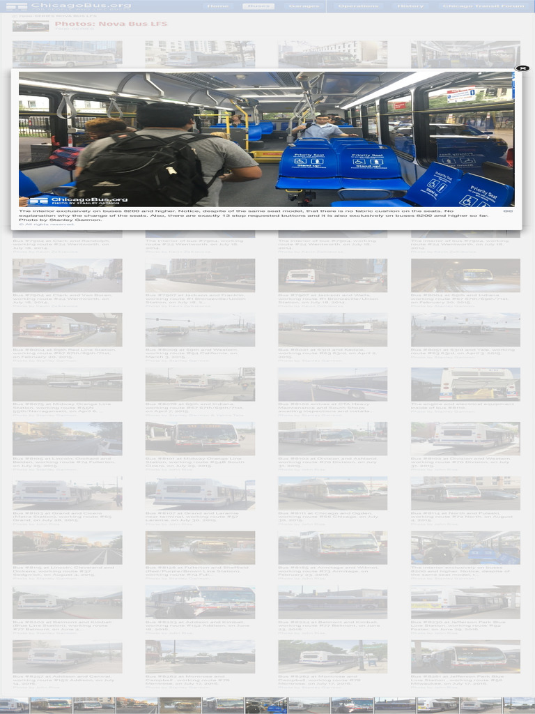 7900-Series Nova Bus LFS - Chicago CTA Bus Photos - ChicagoBus.org 2 | PDF | Bus Transport ...