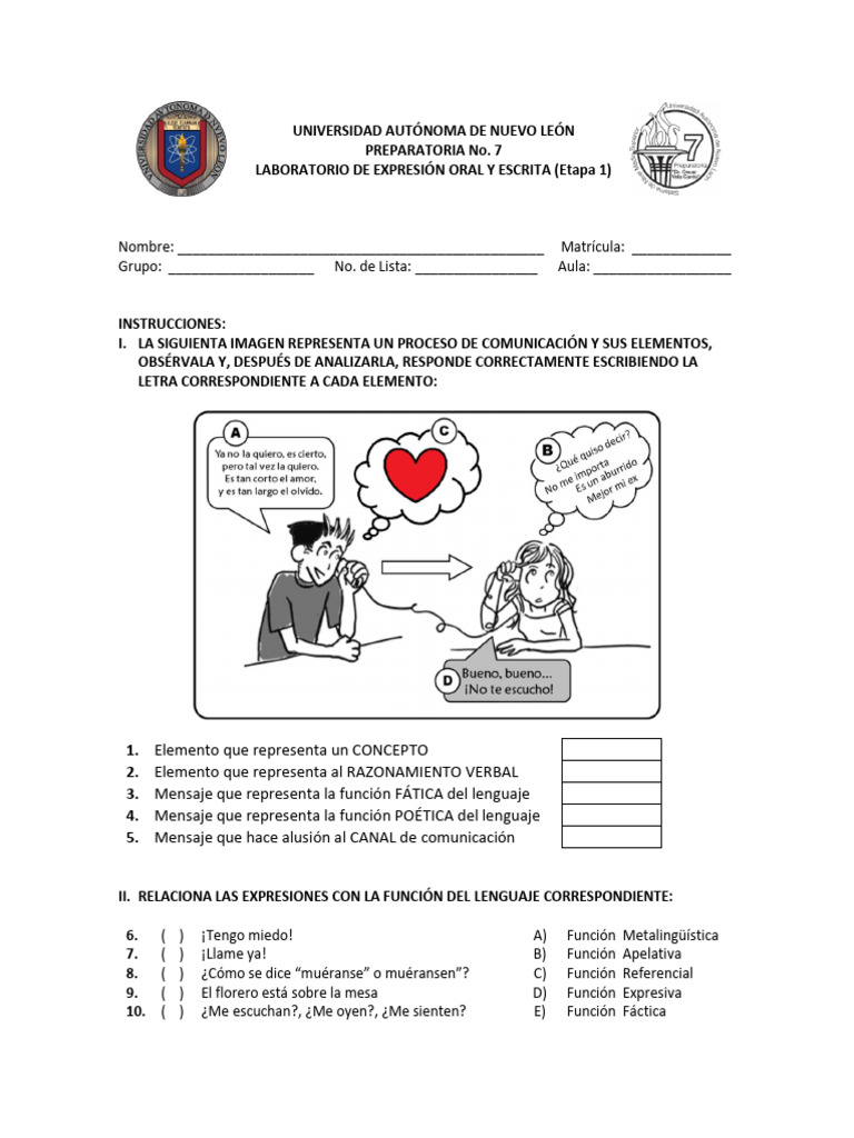 2020 EOyE Laboratorio Etapa 1 | PDF | Palabra | Comunicación