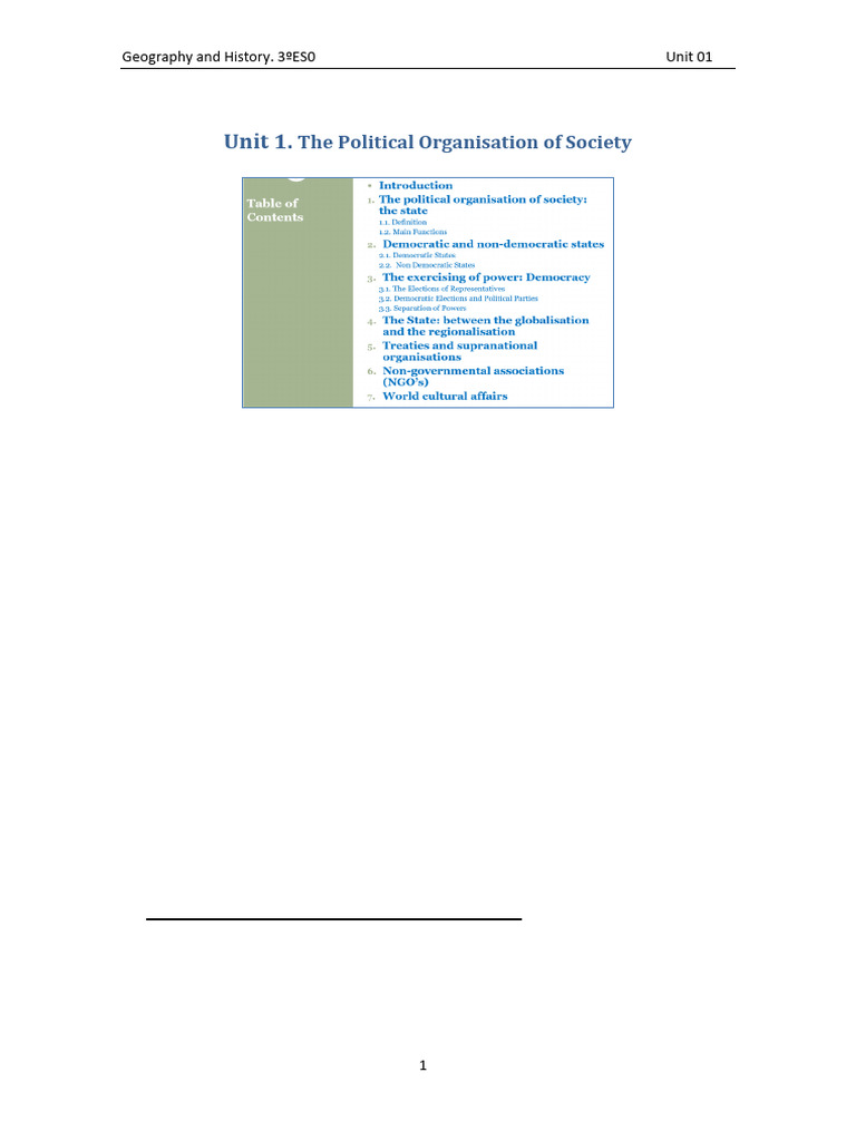 Political Organization of Society Overview | PDF | Democracy ...