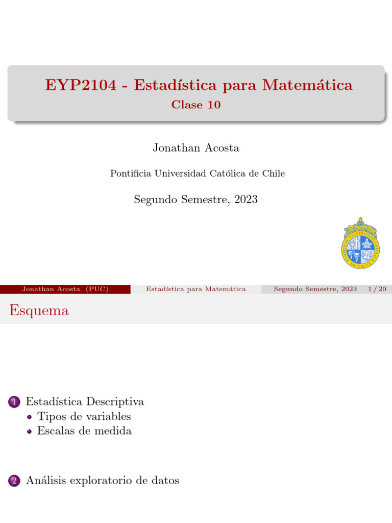 Clase10_EYP2104 (1) | PDF | Fahrenheit | Variable (Matemáticas)