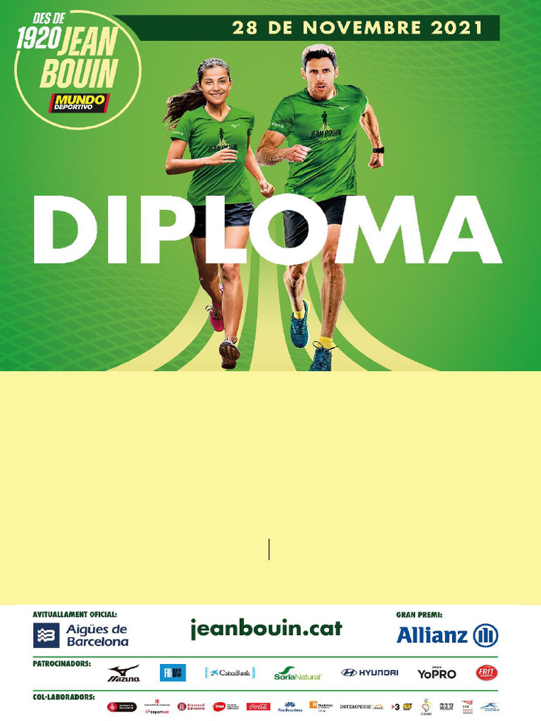 Diploma Jean Bouin 21 | PDF